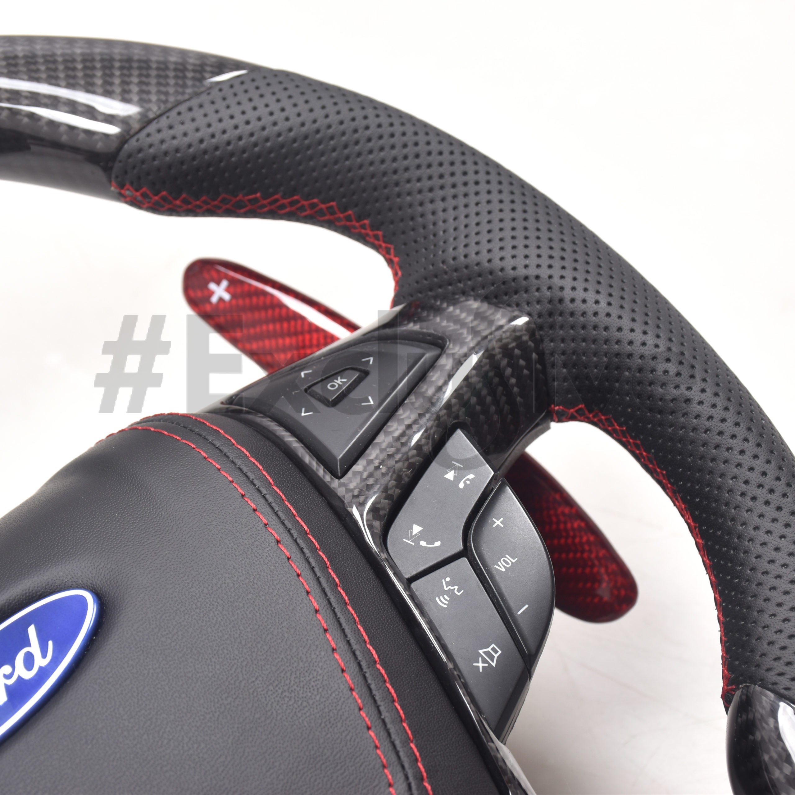 Exclusive Steering Custom Steering Wheel for 13+ Ford Fusion Edge